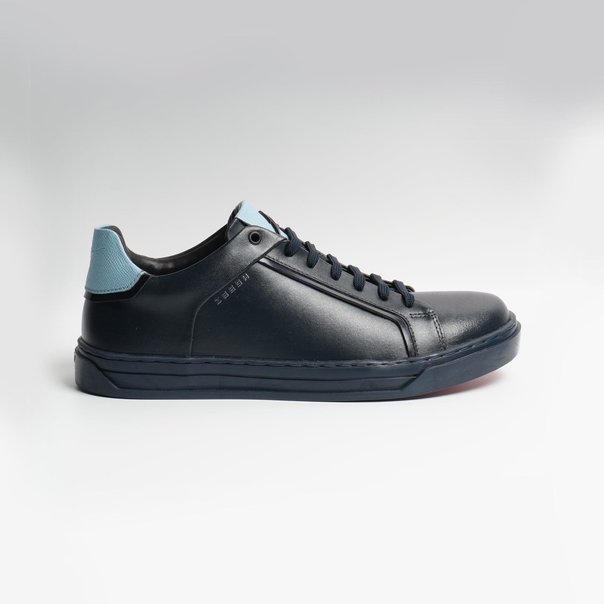 ZOL V - BLUE - Blue Two-Tone Classic leather Sneakers